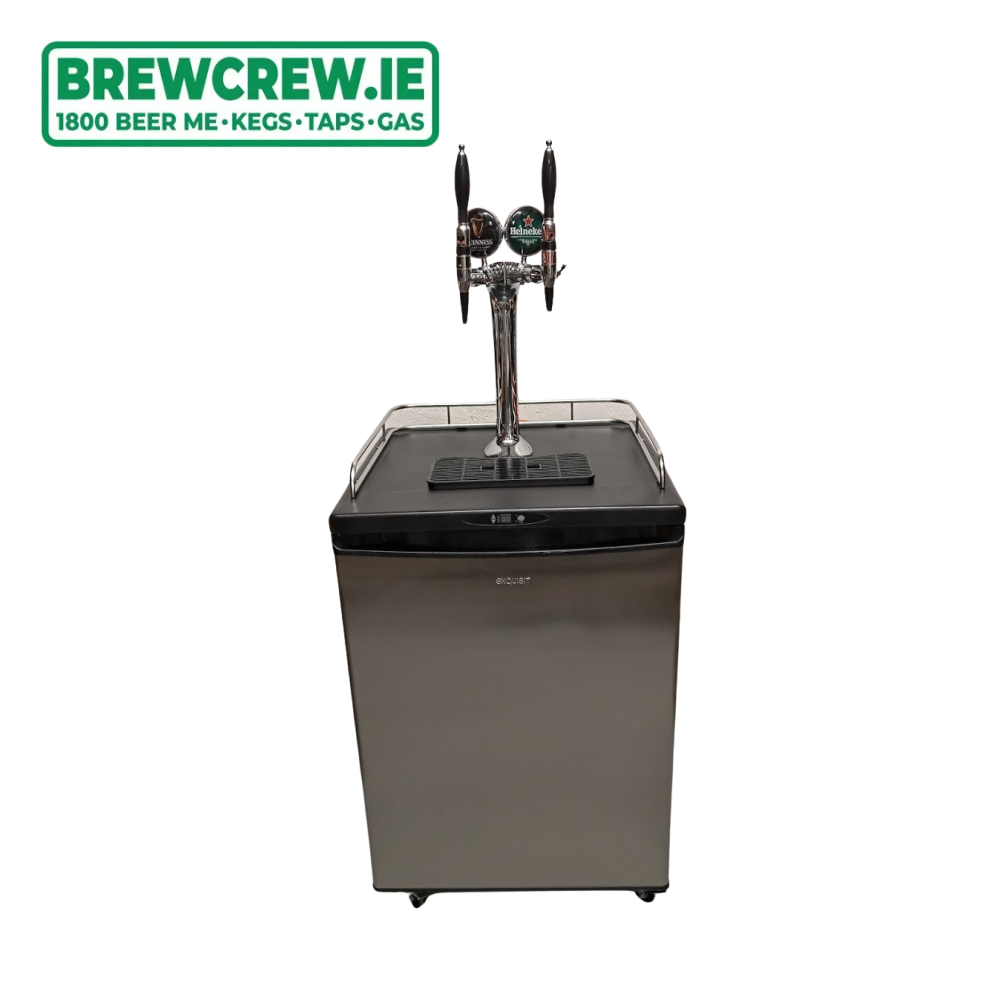 Double Keg Fridge 2 x 20L - Exquisit BK 160 – Brew Crew Kegs
