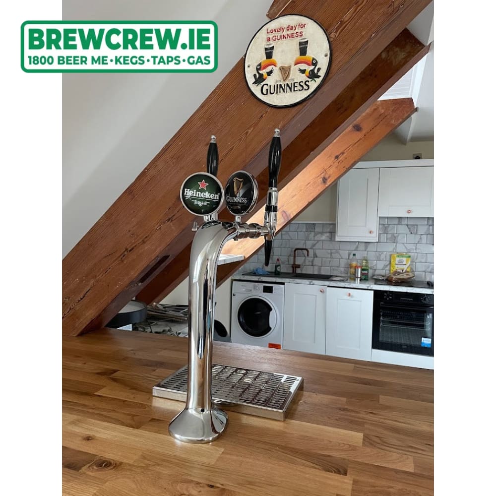 Home Bar Tap System - Double Stout + Lager Tap – Brew Crew Kegs
