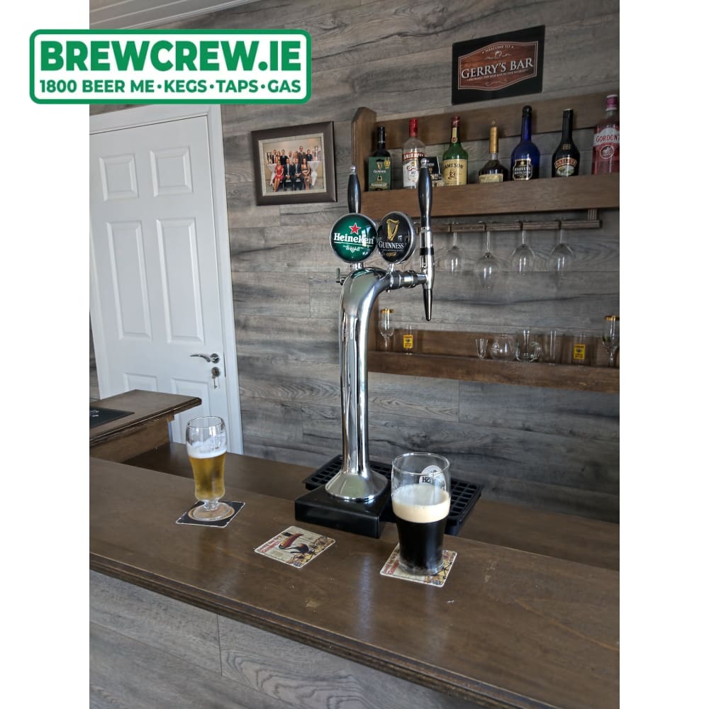 Home Bar Tap System - Double Stout + Lager Tap – Brew Crew Kegs