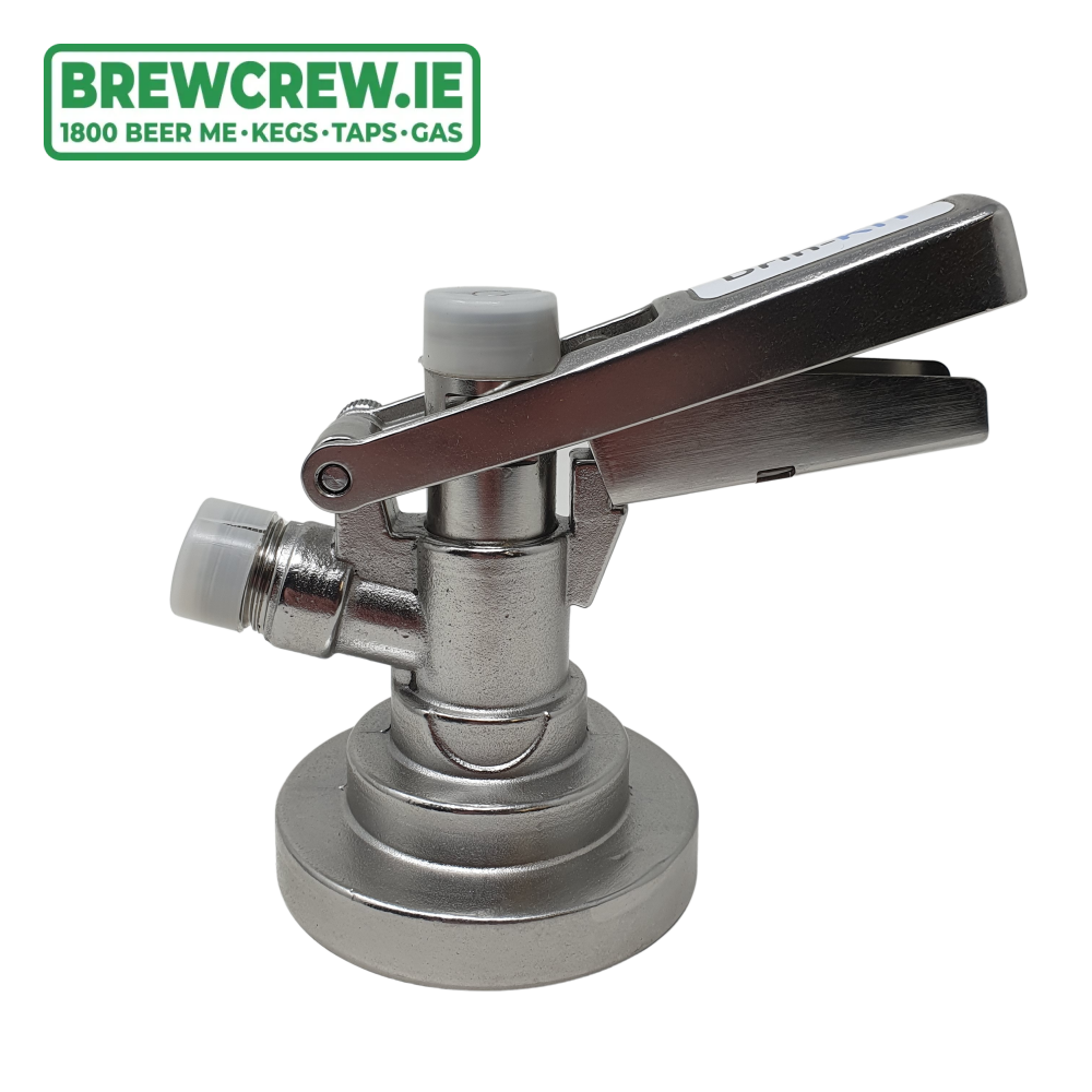 Krome G System UK Keg Coupler with SS Body & SS 316 Probe – Brew Crew Kegs