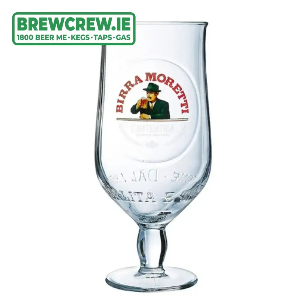 Moretti Party Pack - 30L Keg + Tap & Cooler + 25 Branded Stem Pint Gla ...