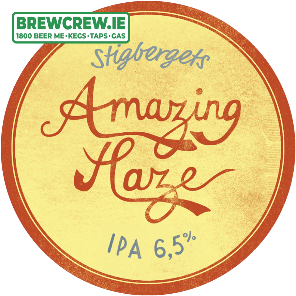 Stigbergets - Amazing Haze - DDH Mosaic - IPA - 6.5% ABV, 30l Keg (53 ...