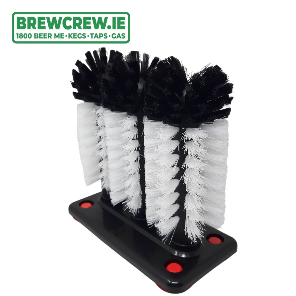 Triple Brush Pint Glass Washer – Brew Crew Kegs