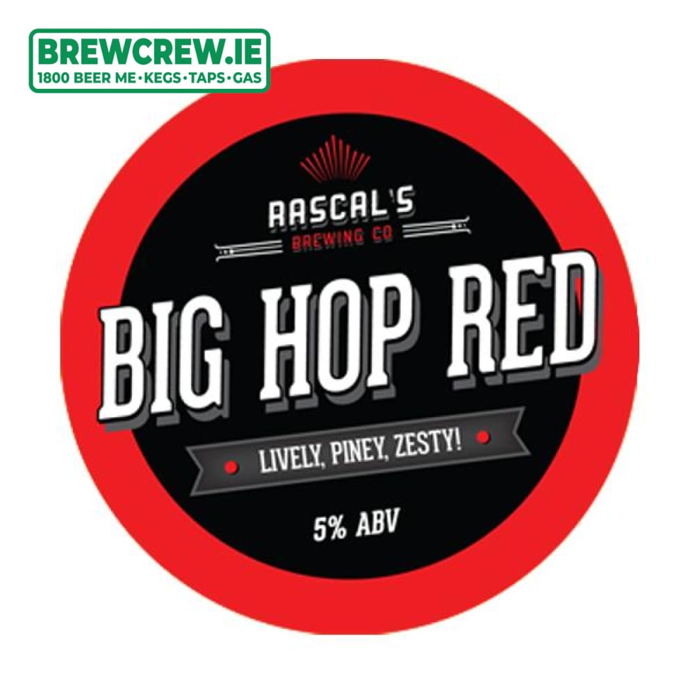 Rascals - Big Hop Red - Red Ale - 5.0% ABV, 30l Keg (53 Pints) – Brew ...