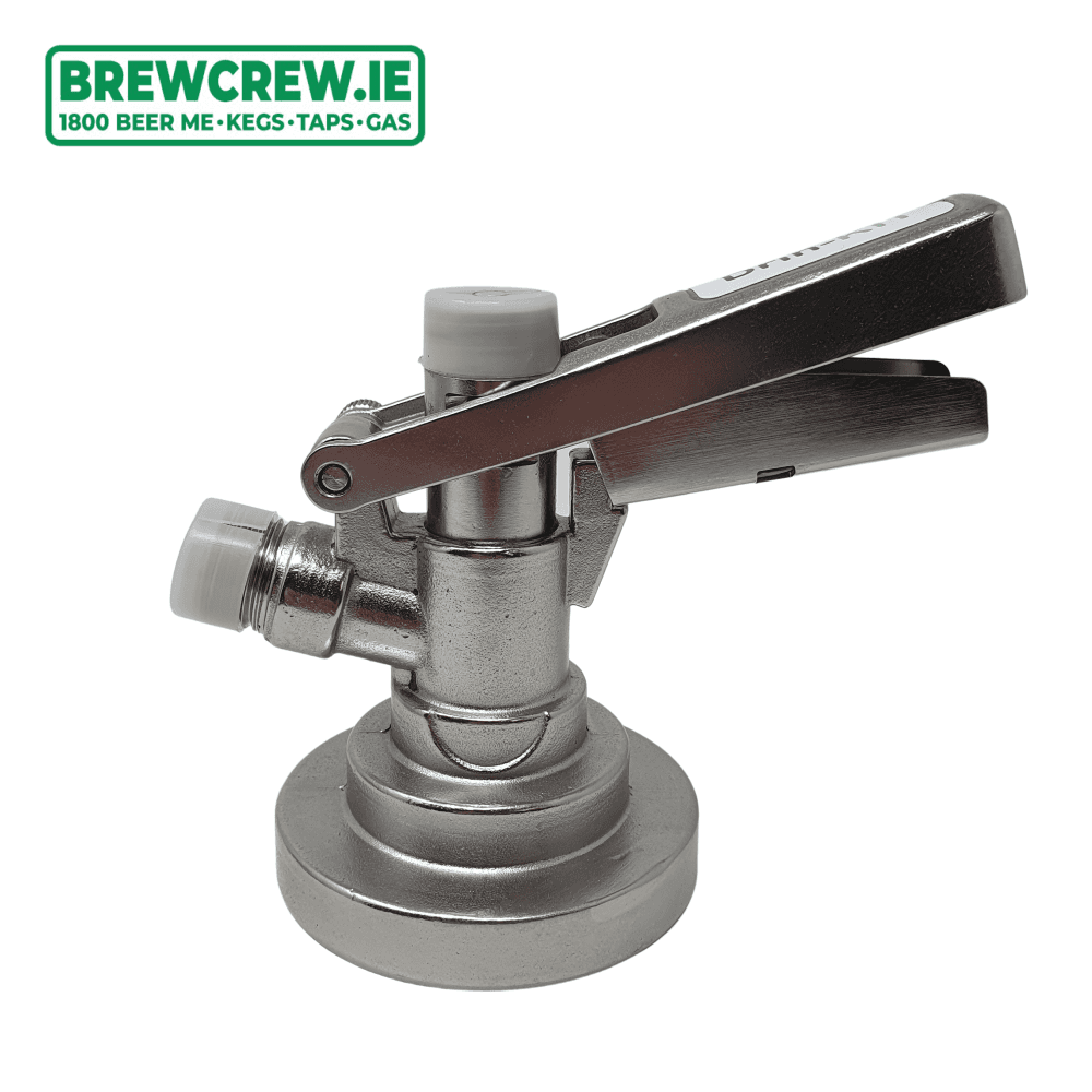 Krome G System UK Keg Coupler with SS Body & SS 316 Probe – Brew Crew Kegs