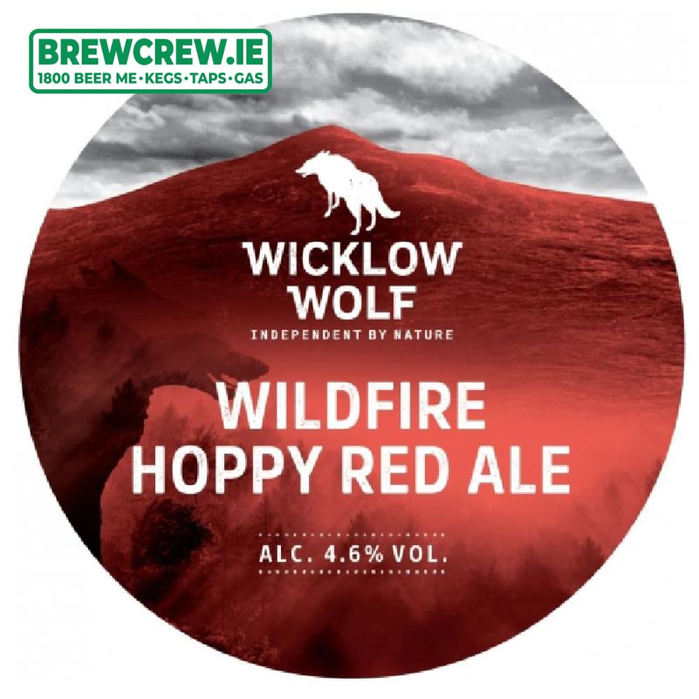 Wicklow Wolf - Wildfire Hoppy Red Ale (Sorachi) - 4.6% ABV – Brew Crew Kegs